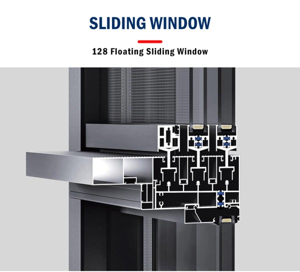 128 Floating Sliding Window leader-alu.com - sliding Window